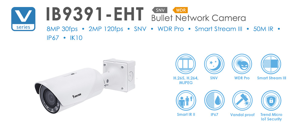 IB9391-EHT - Bullet Network Camera | VIVOTEK